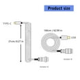 Coiled USB Type C Mechanical Keyboards Cable Braided Detachable ...