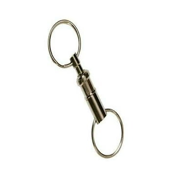 Lucky Line Nickel-Plated Brass 7/8 In. 3-Way Pull-Apart Key Chain 71501 ...