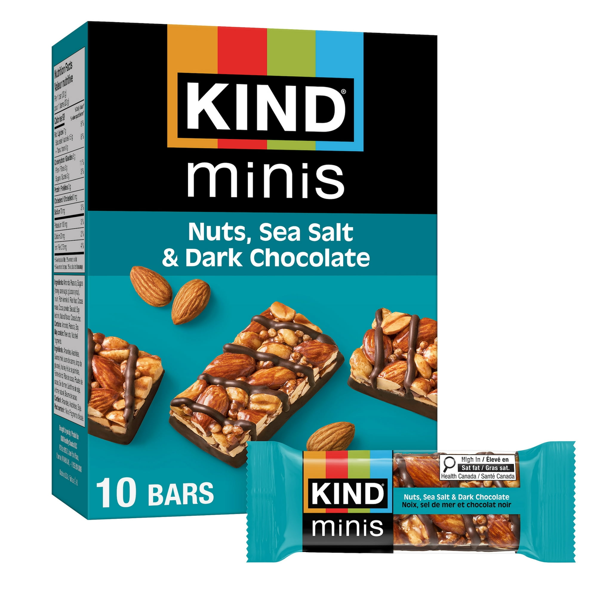 Click here for Kind Bar Kind Minis  Nuts Sea Salt & Dark Chocolat... prices