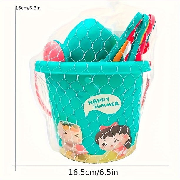 Children Beach Toy Bucket 18-piece Set, Play In The Water Sand Digging ...