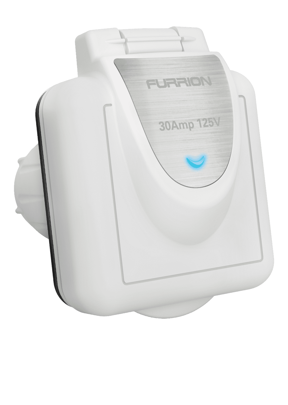 Furrion 30 Amp 125V Shore Power Inlet with LED - White - F30ITS-PS-AM ...