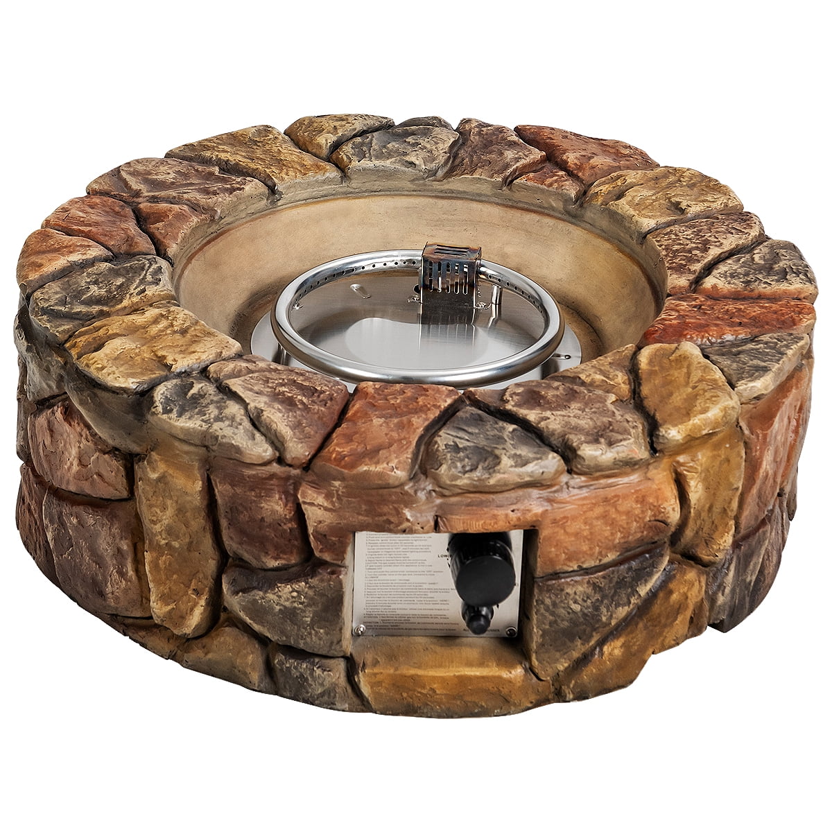 Click here for Patiojoy Outdoor 40000 Btu Gas Fire Pit Table Elec... prices