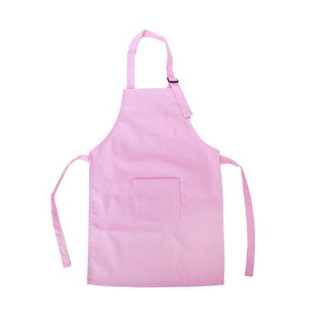 Opromo Durable Cotton Canvas Kids Aprons with Pocket, String Adjustable ...