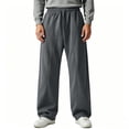 BVnarty Men's Solid 3D Stitch Sweatpants Drawstring Elastic Waist Loose ...