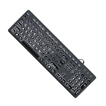 Azio New Vision Backlit USB Keyboard with Large Print keys 3 ...