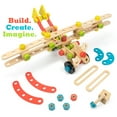 Imagination Generation Constructables! Wooden Building Set with 92 ...