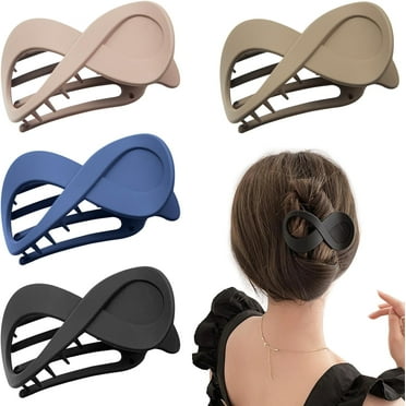 Goody Medium Hair Claw Clips, Carolina 2 count, Tortoise and Black ...