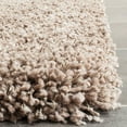 SAFAVIEH Santa Monica Chelsey Solid Shag Area Rug, Taupe, 5'3" x 7'6 ...