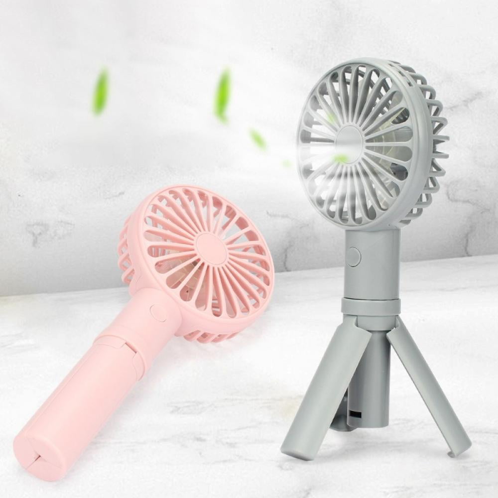 Portable Mini Tripod Fan Handheld USB Rechargeable Pocket Fan for ...