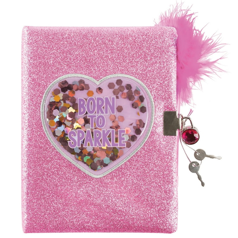 Sparkle Pink Glitter Diary