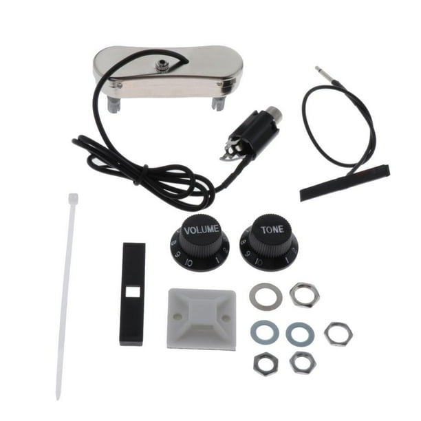 Smilepp Guitar Violin Pickup Piezo Transducer Bridge Set Dynamic Tone ...