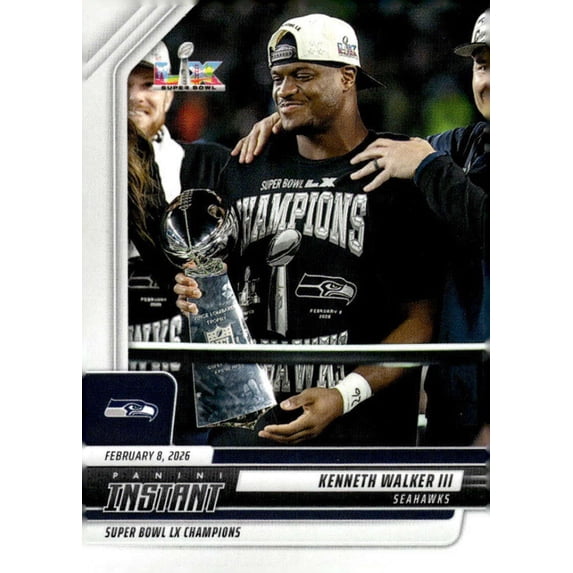 2026 Panini Super Bowl LX Champions Seattle Seahawks #2 Kenneth Walker ...