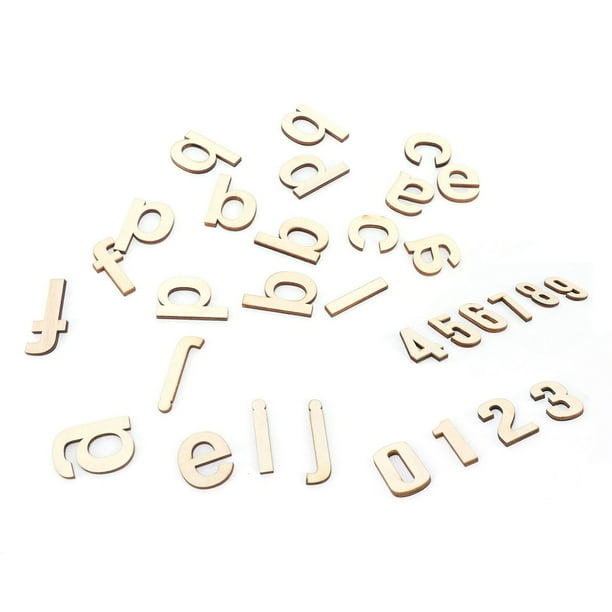 Wooden Chips, Wooden Capital Letter Wooden Craft Letters Wooden Slices ...