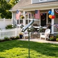 Metal Airplane Wind Spinner Outdoor Garden Stake Aircraft Wind ...