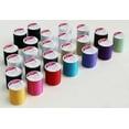 Allary Multi-Color Sewing Thread Pack 24 Spools 200 Yards Each 4,800 ...