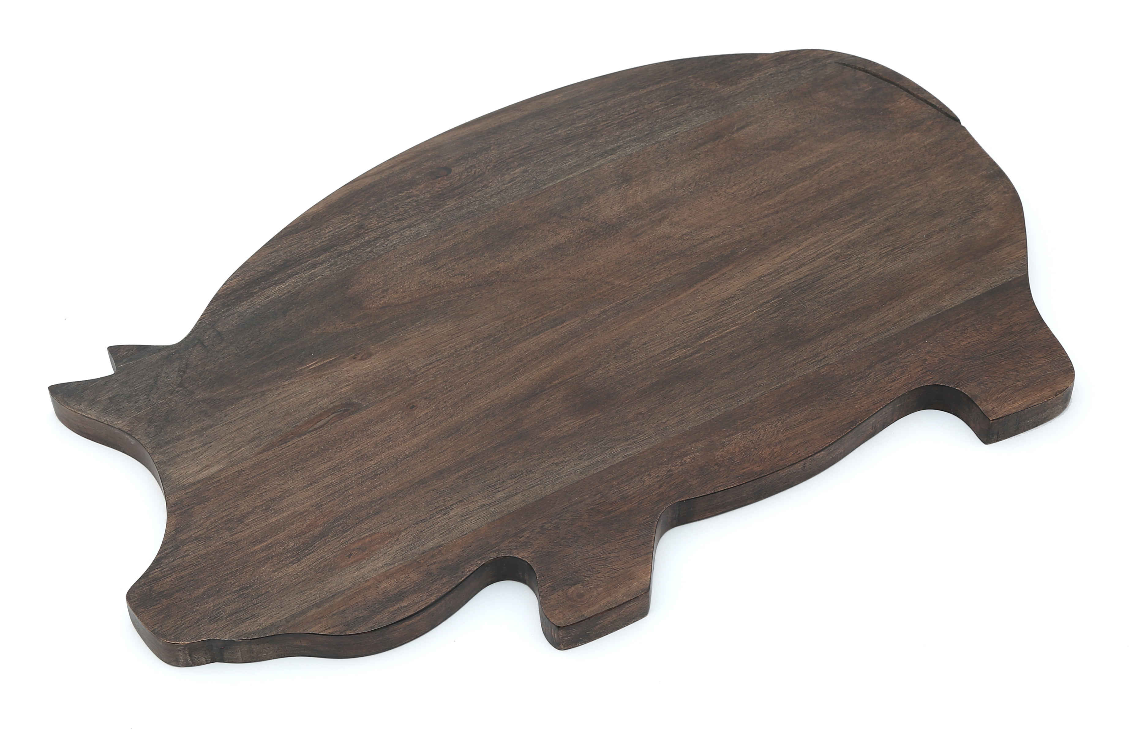 Dark Walnut Acacia Wood Serve Board - Pig - Walmart.com