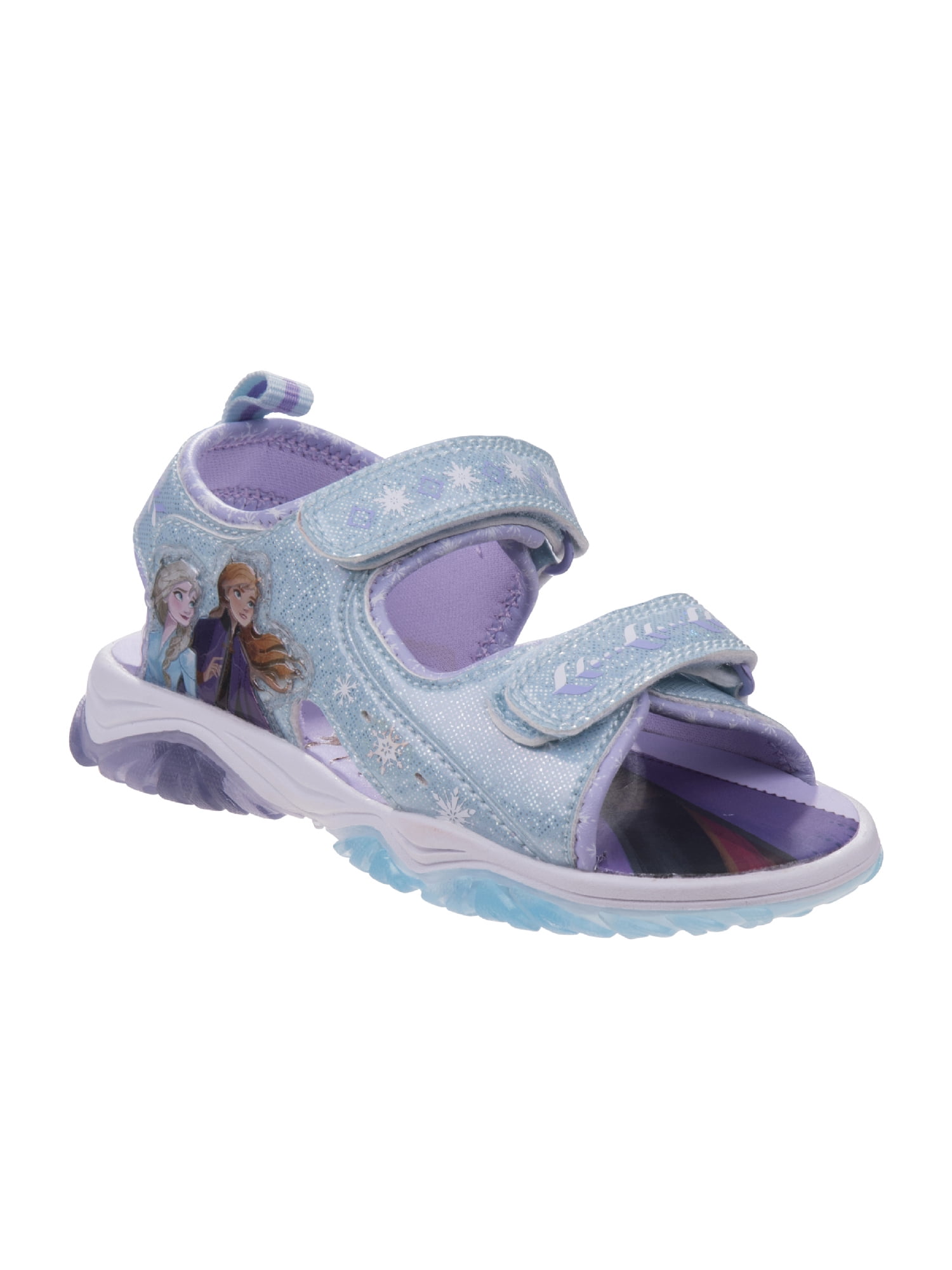 Disney Blue Frozen 2 Elsa And Ana Sandals Little Girls - Walmart.com
