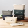 Butter Dish with Knife, Large, Durable, and Easy to Clean Butter Keeper ...