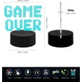 YSTIAN 3D Game Over Illusion lamp, Game Console Touch 7 Color Flashing ...