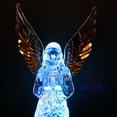 12'' LED Lighted Multi-Color Changing Prayer Angel Figurines Decor ...