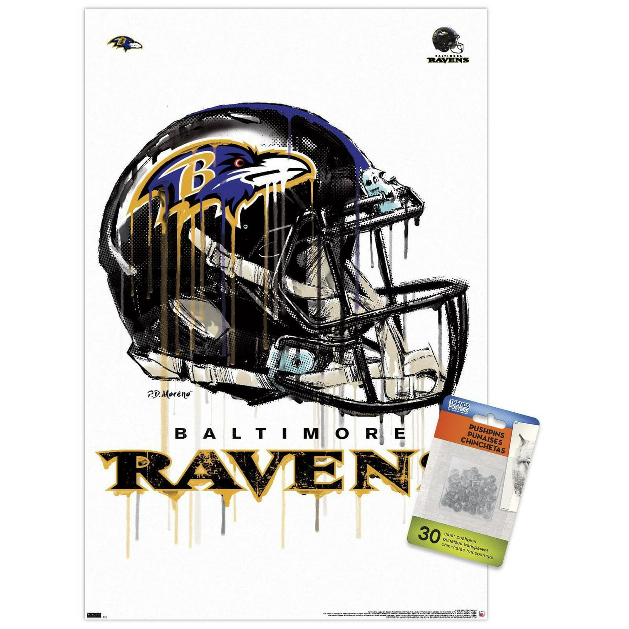Click here for Trends International Nfl Baltimore Ravens - Drip H... prices