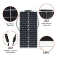 Solar Panel,DFITO 35W 18V Flexible Monocrystalline Bendable Solar ...