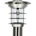 Gama Sonic Stainless Steel Solar Bollard Lamp with EZ Anchor - Walmart.com