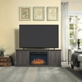 Franklin 60" Fireplace with 2 Doors - Walmart.com
