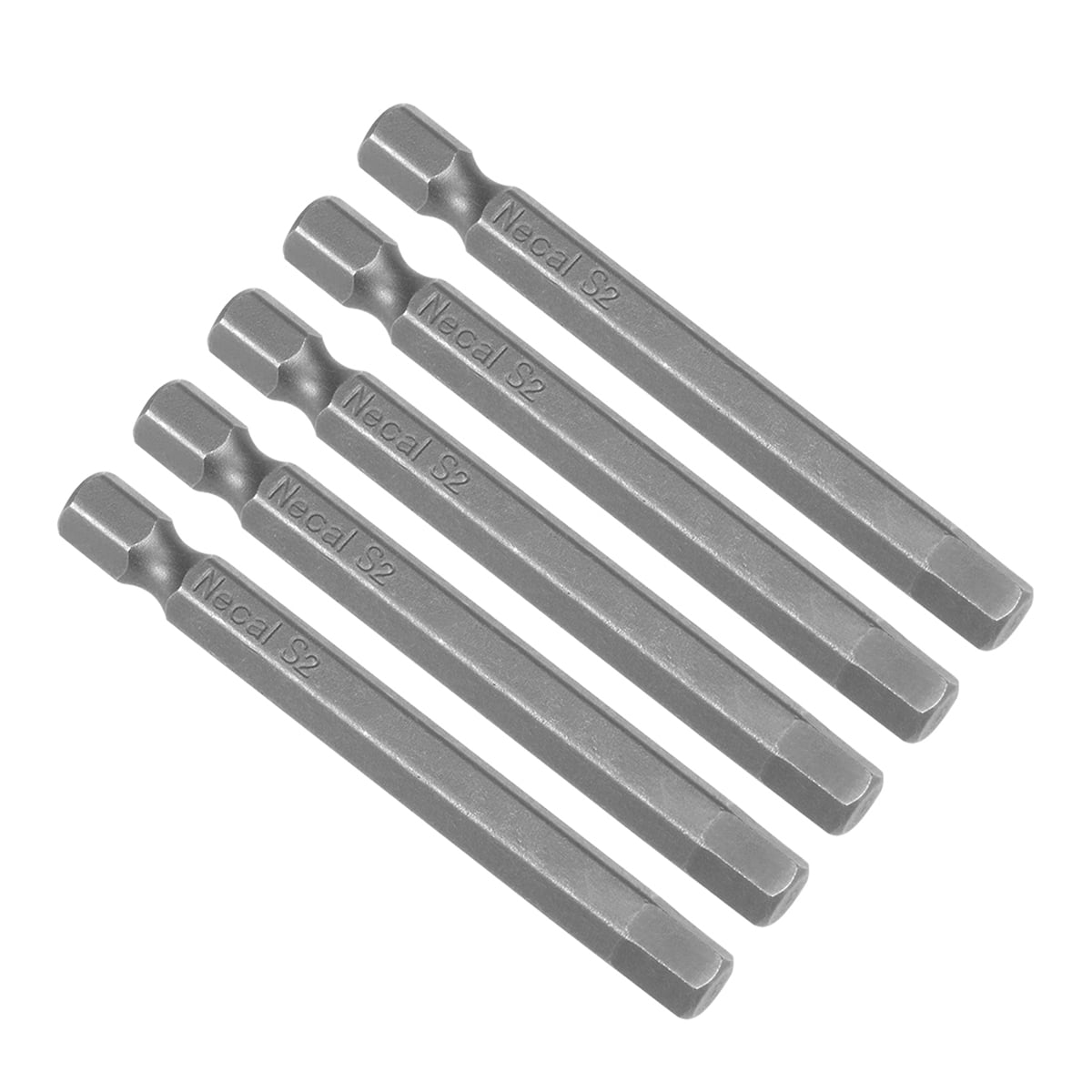 5pcs 65mm 1/4" Hex Shank H6 Hex Screwdriver Bits S2 High Alloy Steel ...