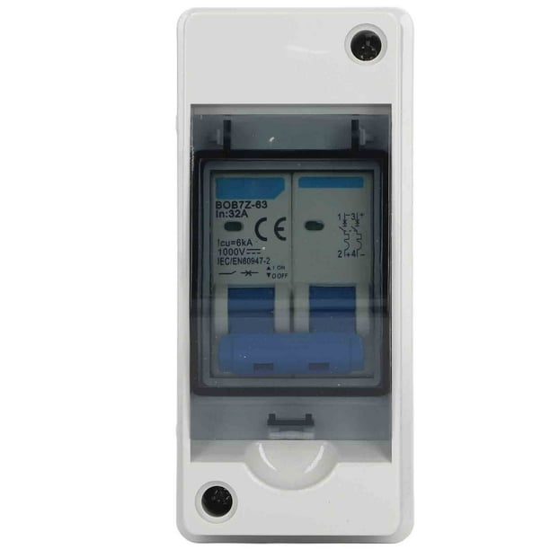 DC Disconnect Switch, PV DC Circuit Breaker Transparent Cover 1000V 32A ...