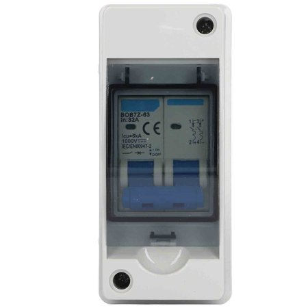 DC Disconnect Switch, PV DC Circuit Breaker Transparent Cover 1000V 32A ...