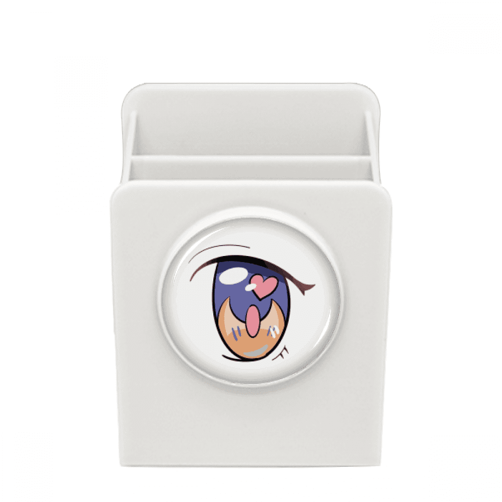 Peach Hearts Glad Joyful Eyes Desk Pencil Holder Cup Pen Organizer ...