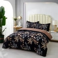 Swanson Beddings Autumn Floral 3-Piece Bedding Set: Duvet Cover and Two ...