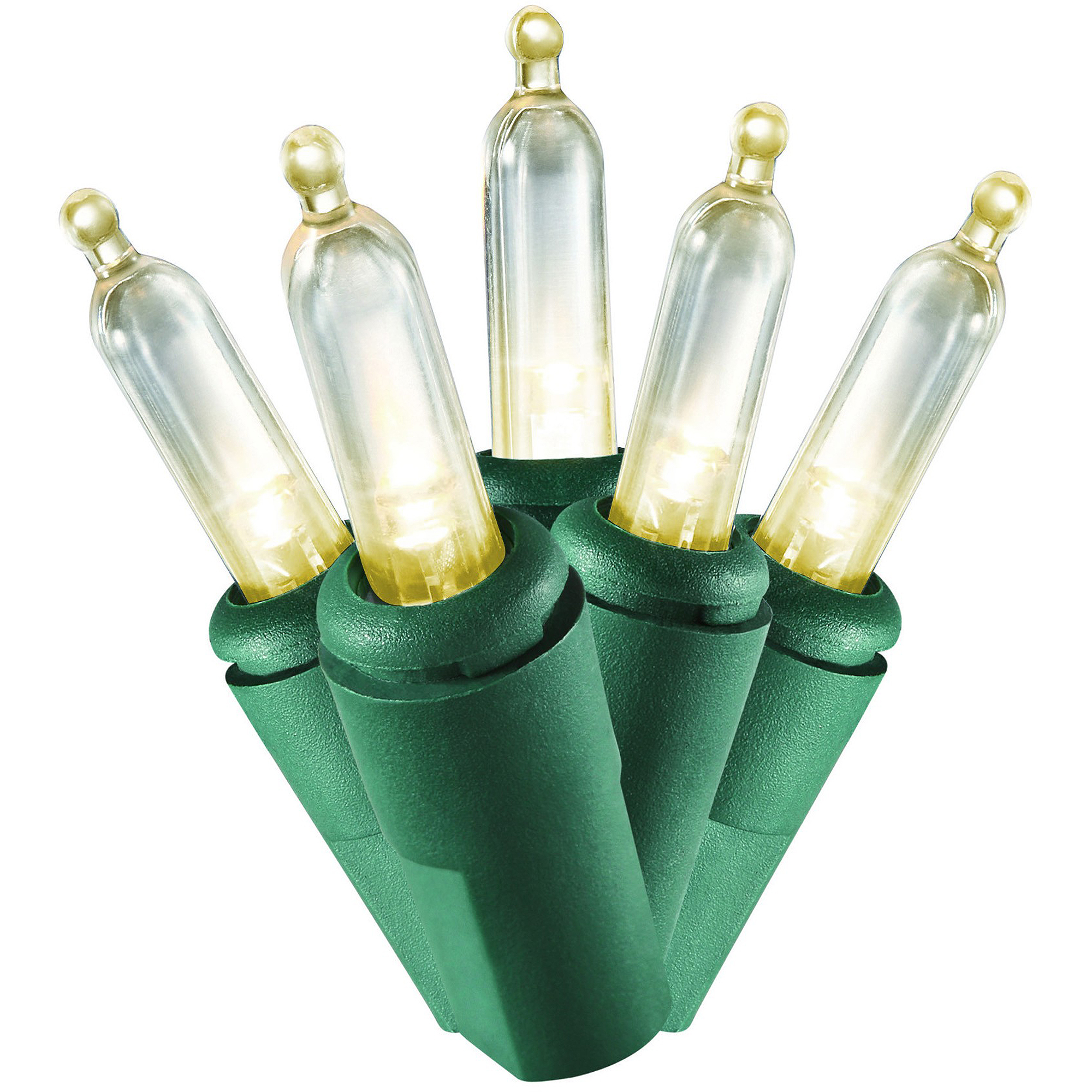 Holiday Time Christmas Lights LED Clear Mini Lights 100 Count Holiday Time Christmas Lights LED Clear Mini Lights 100 Count