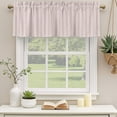 2 Pack Dusty Rose White Stripes Valance for Window Modern Pink ...