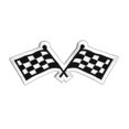 4 Inch Checkered Racing Flag Patch Auto Car Starting Finish Iron On Applique - Walmart.com