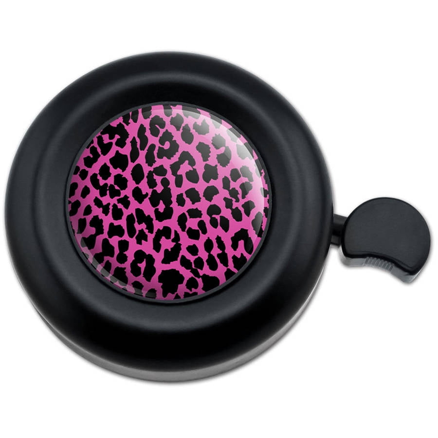 Leopard Print Pink and Black Bicycle Handlebar Bike Bell - Walmart.com ...