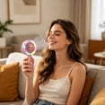 handheld mini hand held fan items essentials portable fan pink fan ...