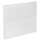 JAM Paper Plastic Portfolio with Two Button Snap Closure, 9 1/2" x 12 1 ...