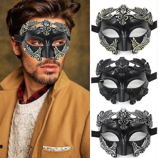 Masquerade Mask For Men- Roman Greek Mythological Ventian Mask ...