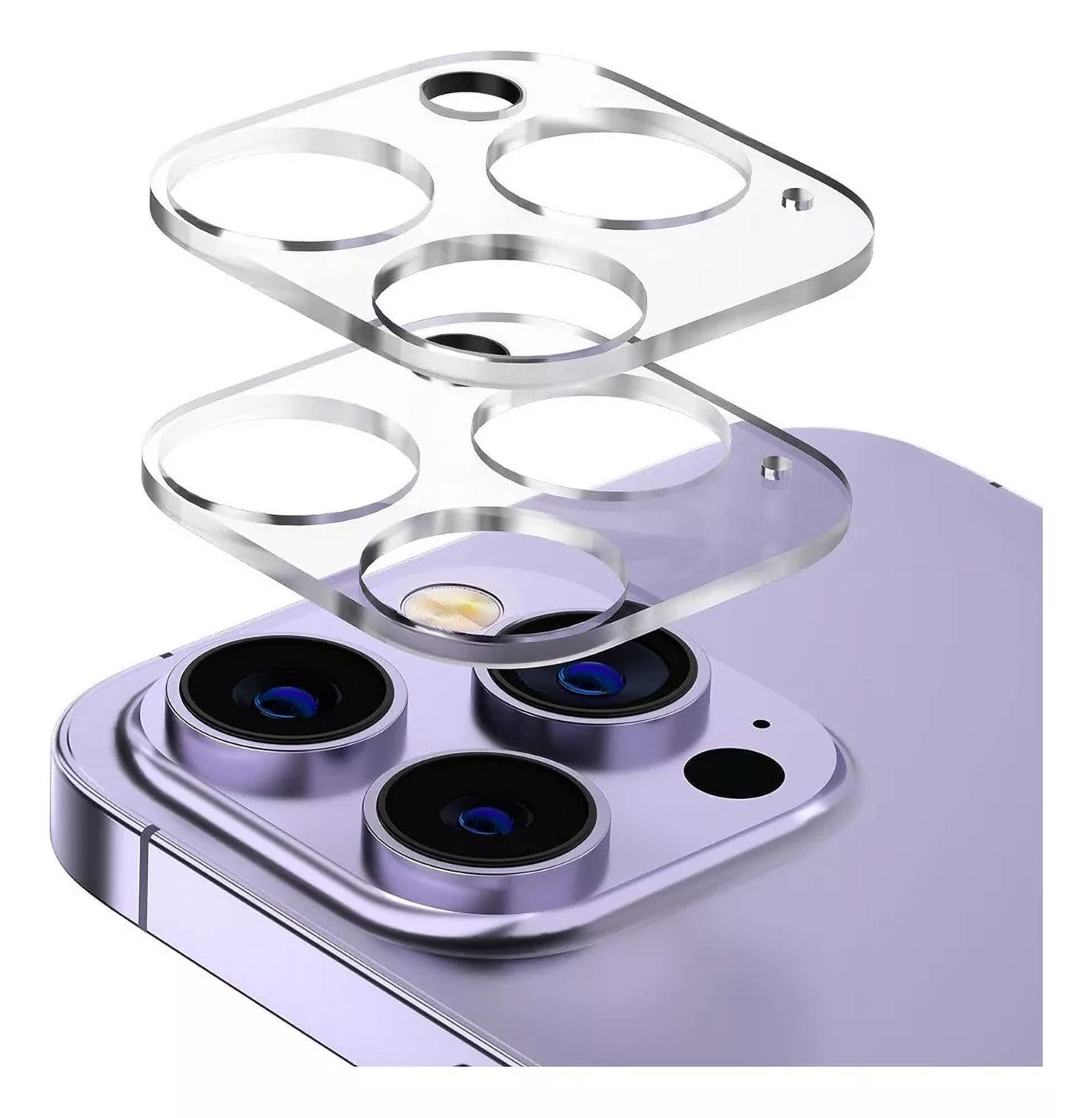 . 4 Pzas Mica Protectora Cristal Lente Camara For iPhone | Bodega ...