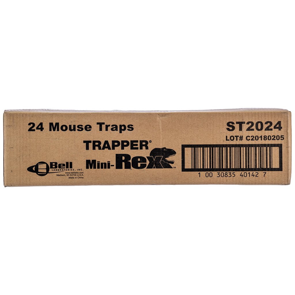 Trapper Snap Traps Mice Mini T-rex 24 Traps - Walmart.com