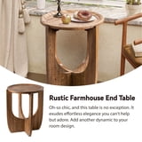 COZAYH Rustic Farmhouse End Table, French Country Accent Side Table for ...