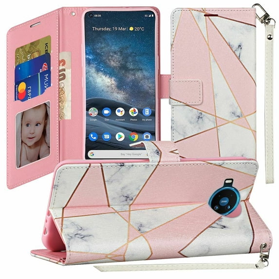 Kaleidio Case For Nokia 8.3 5G [Flip Jacket] Hybrid Wallet [Kickstand ...