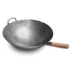 Craft Wok 12 inch Flat Bottom Hand Hammered Carbon Steel Wok / 731W316 ...