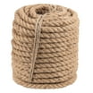 SEUNMUK 33 Feet 1-1/4 Inch Jute Rope, 10m x 32mm Natural Hemp Fiber ...