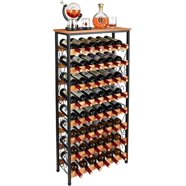 Ironwood Acacia Wood Compact Wine Bottle Holder and Stacker, Table Top ...
