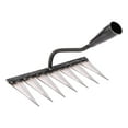 Garden Rake Cultivating Planting Rake Rust Resistant Carbon Steel ...