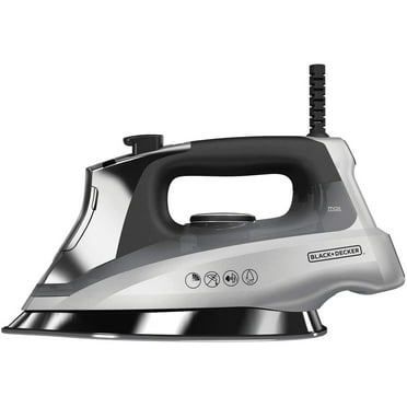 Black Plus Decker Xpress Steam TrueGlide 3 in. Steam Iron - Walmart.com
