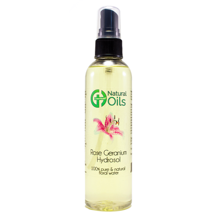 Rose Geranium Floral Water 4 oz Plastic Bottle w/ Black Sprayer ...